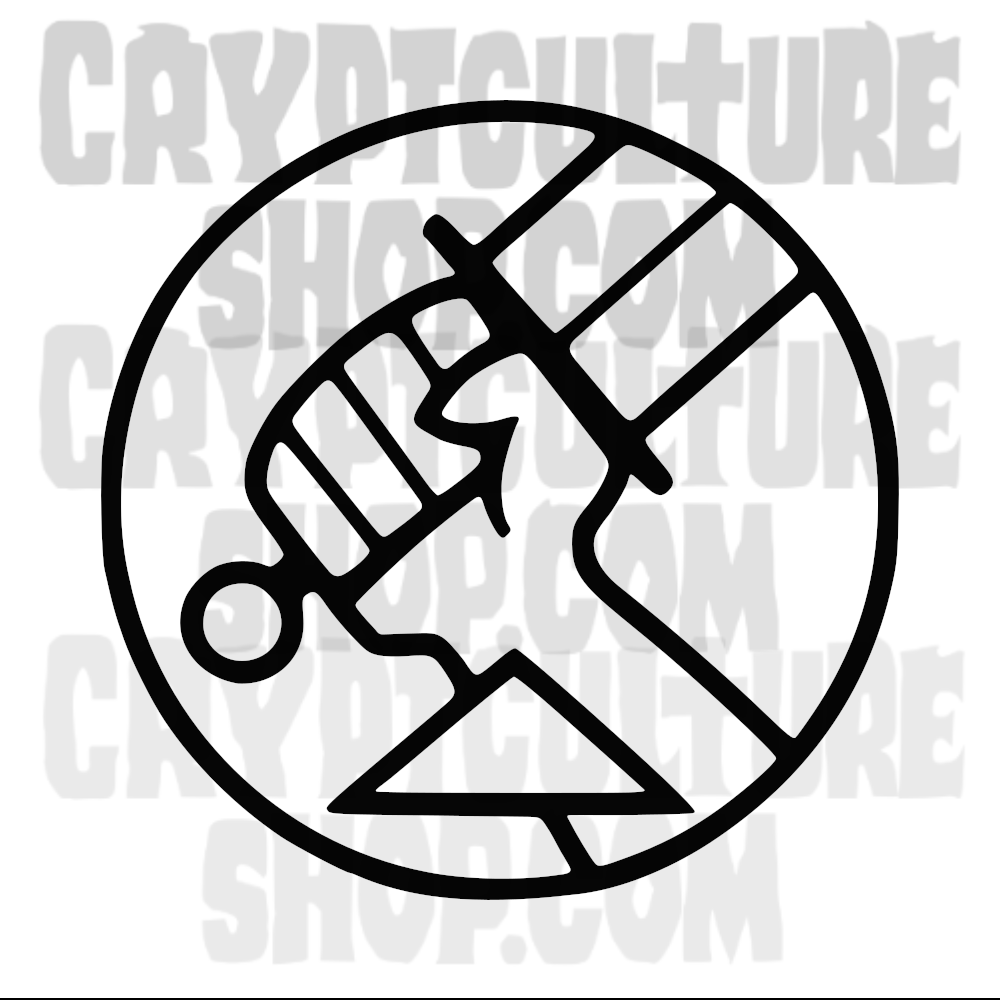 Hellboy BPRD Symbol Vinyl Decal – Crypt Culture