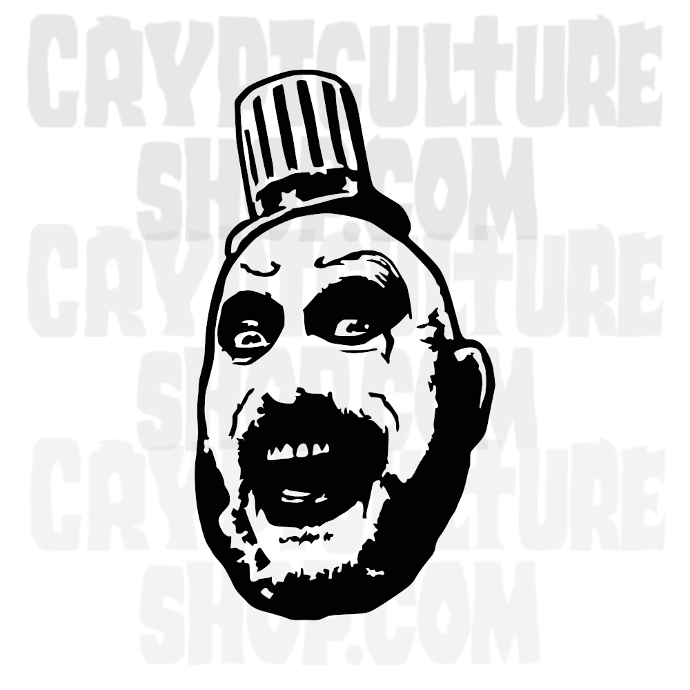 Devil's Rejects Captain Spaulding Vinyl Decal – Crypt Culture