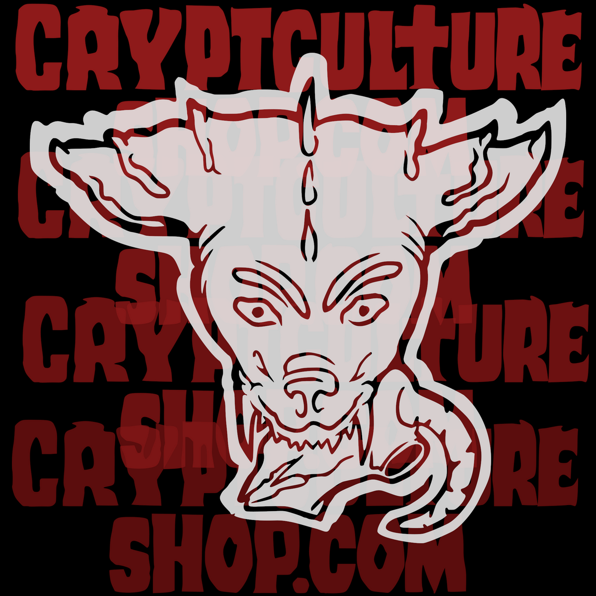 El Chupacabra Vinyl Decal – Crypt Culture