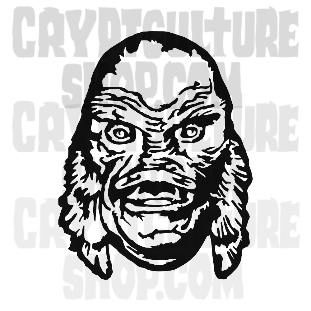 Universal Monsters Creature From the Black Lagoon Vinyl Decal – Crypt ...