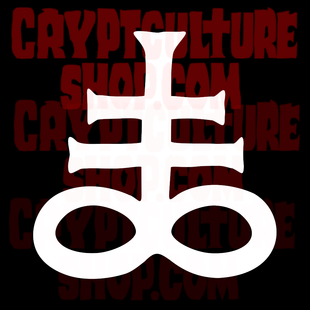 Satan! Leviathan Cross Vinyl Decal – Crypt Culture