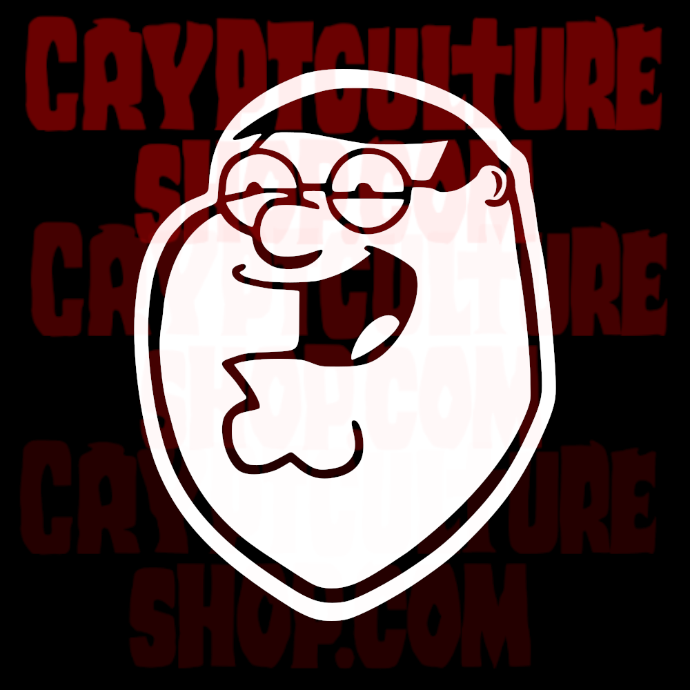 Family Guy Peter Griffin Vinyl Decal – Crypt Culture